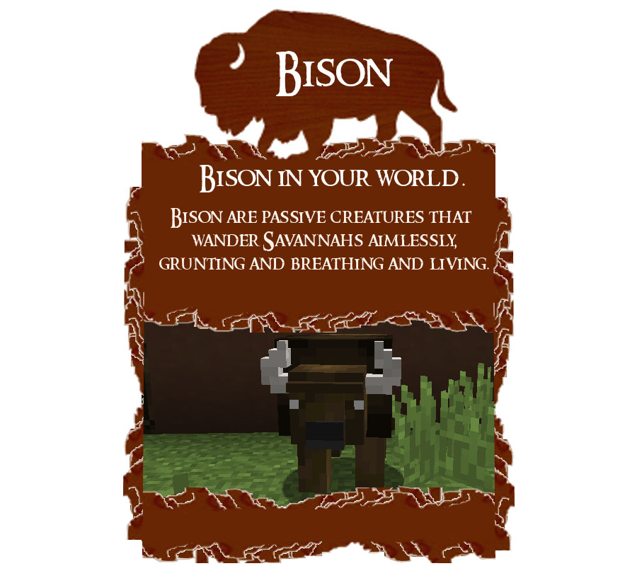 Bison Mod 1.8 - Моды для Майнкрафт