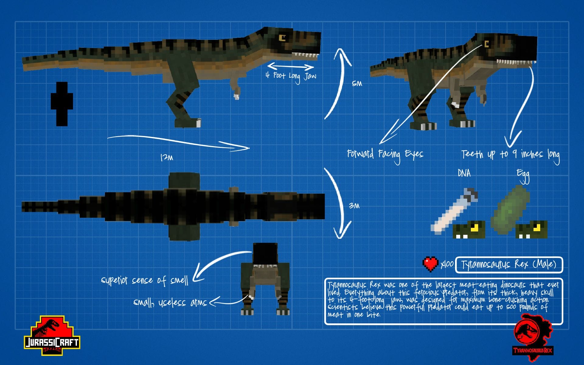 JurassiCraft — динозавры [1.12.2] [1.11.2] [1.10.2] [1.9.4] [1.7.10 ...