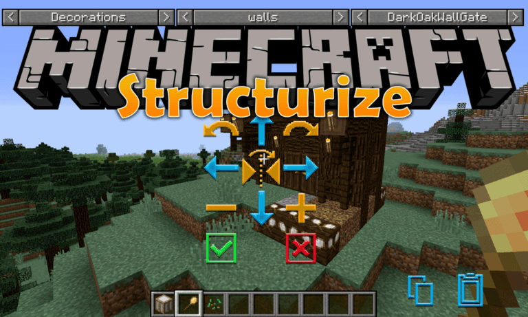 Structurize [1.21.1] [1.20.1] [1.16.5] [1.12.2] (редактор карт Майнкрафт) - Моды для Майнкрафт