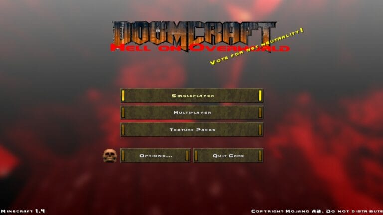 Doom Craft ресурс пак [1.14.4] (32x) - Текстуры для Майнкрафт