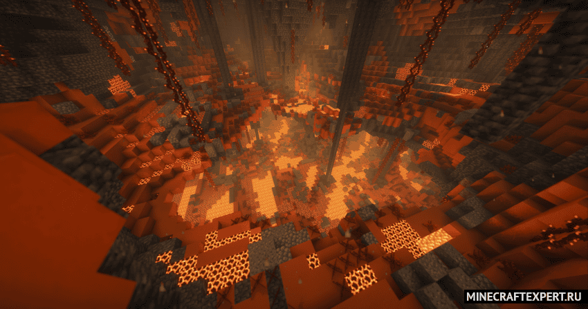 Infinity Cave [1.21.1] [1.20.1] — бесконечная пещера - Моды для Майнкрафт